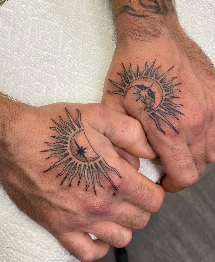 Simple Hand Tattoo Designs For Men Hand Tattoos Ideas Men | TikTok