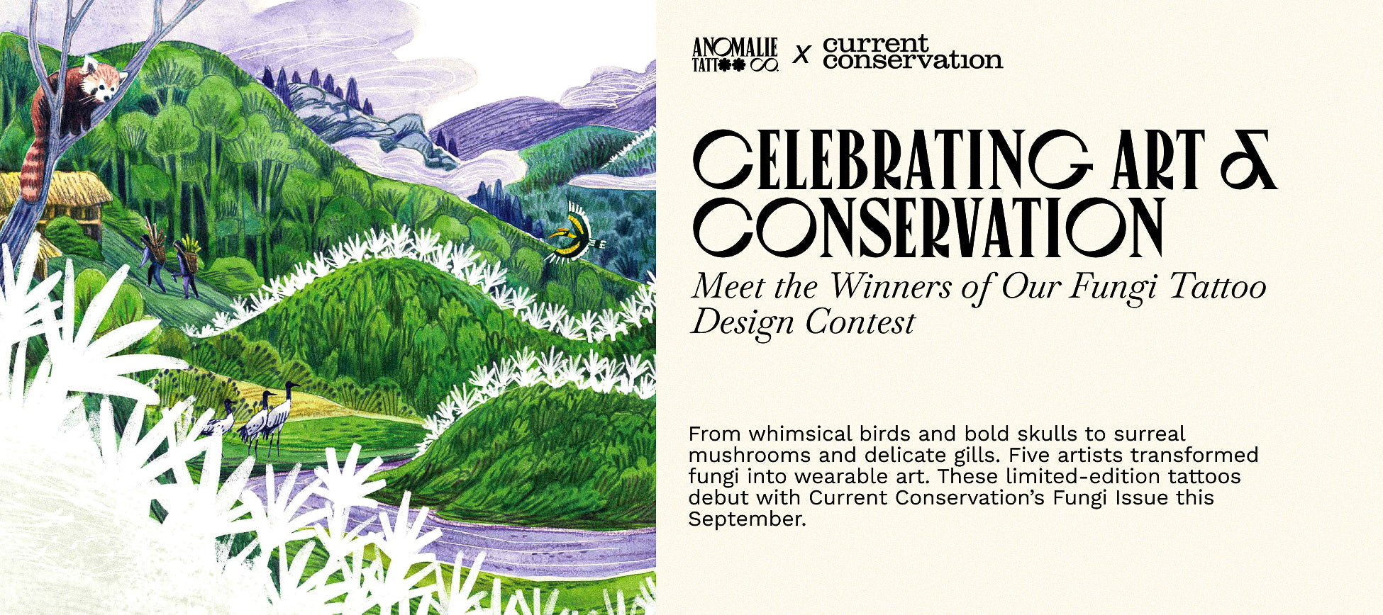 Current Conservation x Anomalie Tattoo Co. — Art Meets Conservation